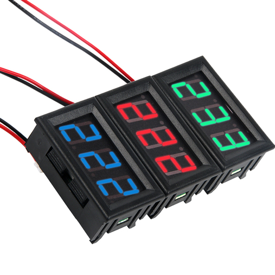DC 5-120V Digital Voltmeter - LED Display Spenningsmåler