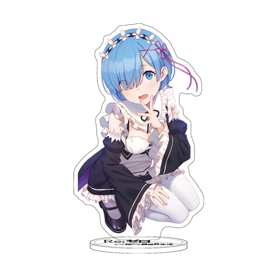From Scratch Emilia & Rem Acrylic Stand - High Definition Anime Ornament