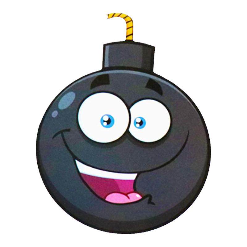 Bomb Game Magnetic Sticker - Interactive Word Trap Toy for Children's ...