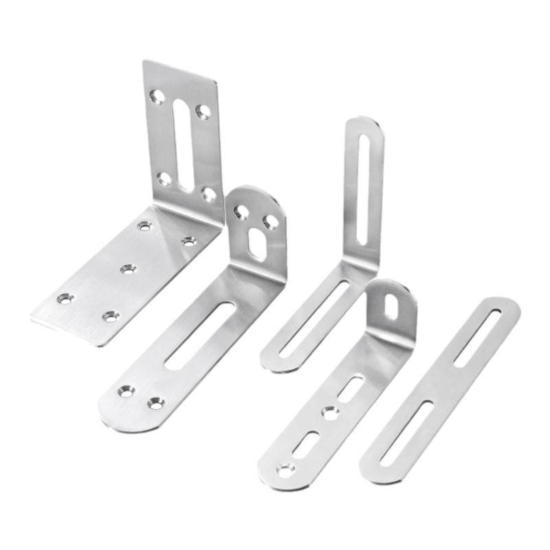 Justerbar L-formet Vinkelbrakett - Møbelkobling i Rustfritt Stål