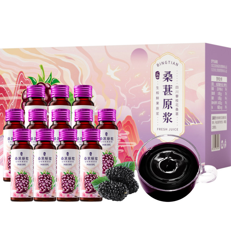 Bingtian Mulberry Puree Juice - Freshly Squeezed Fruit and Vegetable ...