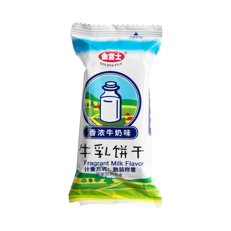 Golden Fuji Milk Biscuits - 400g - High Calcium, Strong Milk Flavor