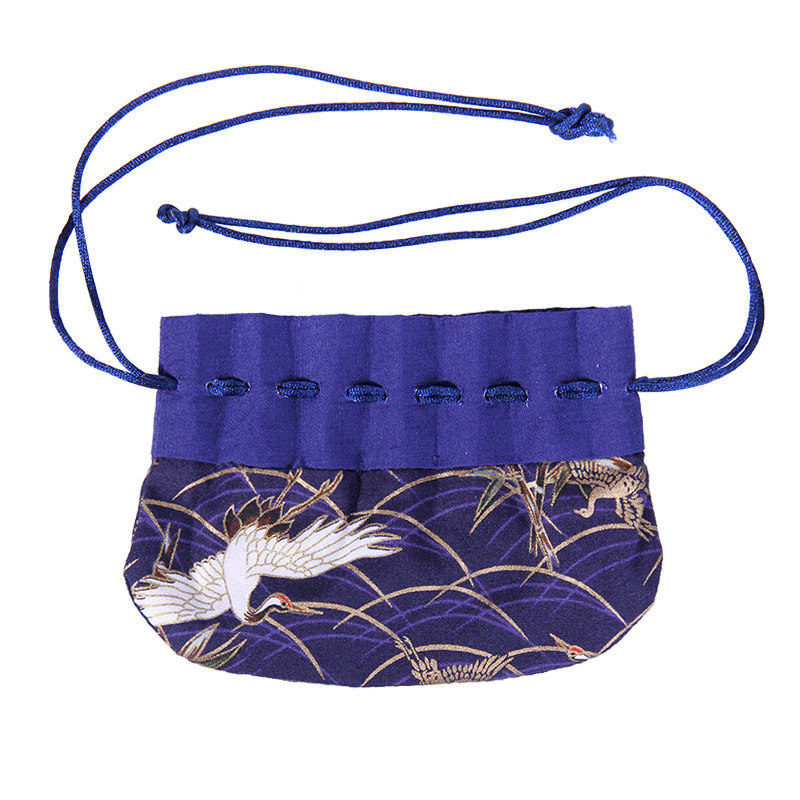 Qingman Crane Sachet - Ancient Style Pleated Sachet - Empty Bag for ...