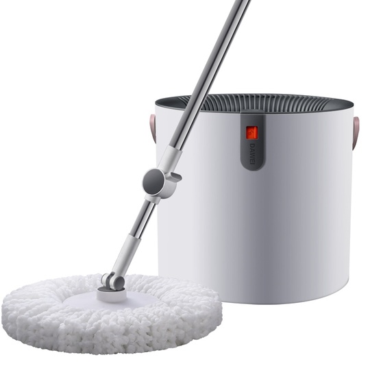 David Dual Drive Rotary Mop - Hands-Free Washing & Drying Bucket