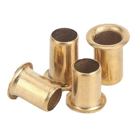 Brass Hollow Rivets Copper Eyelet Eye Rivets Through Hole Rivets Single ...