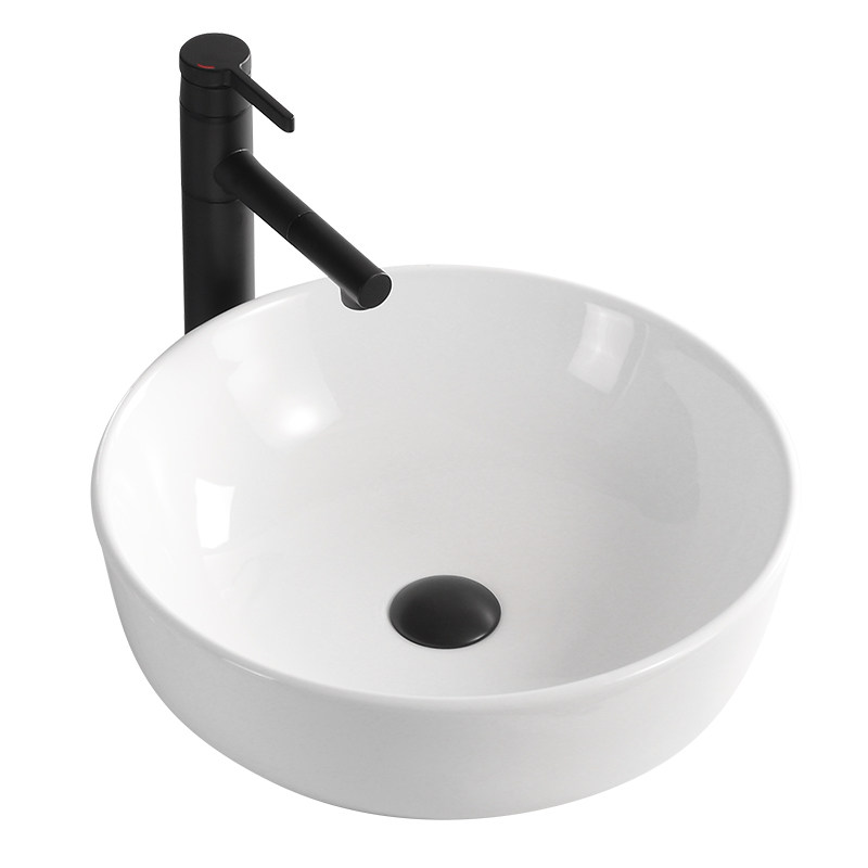 Duradia Ceramic Square Wash Basin - Small Bathroom Sink