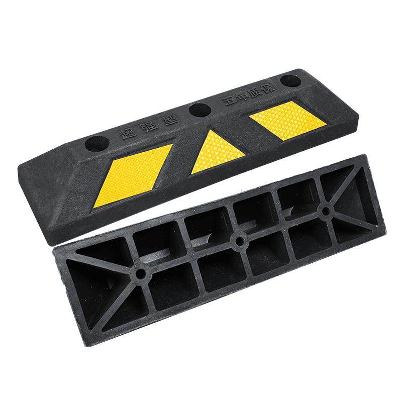 Parking Space Ground Block Garage Limiter Wheel Locator Rubber Stopper