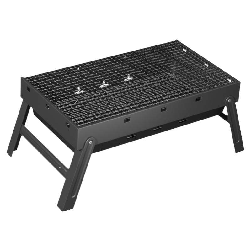 Charcoal Barbecue Grill - Outdoor Smokeless Brazier for 5+ People