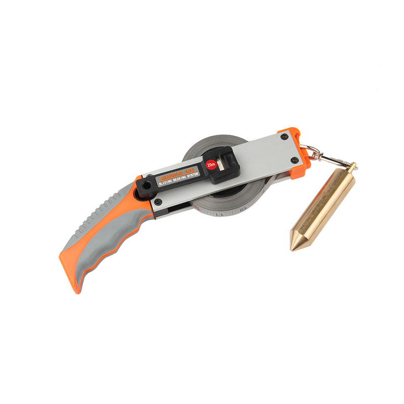 Lion 5-50m Edelstahl-Messband mit Lasergravur und Kupferanhänger