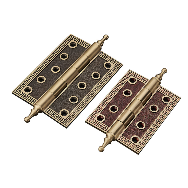 Hanton 5-Inch Solid Brass Chinese Door Hinge - Th4