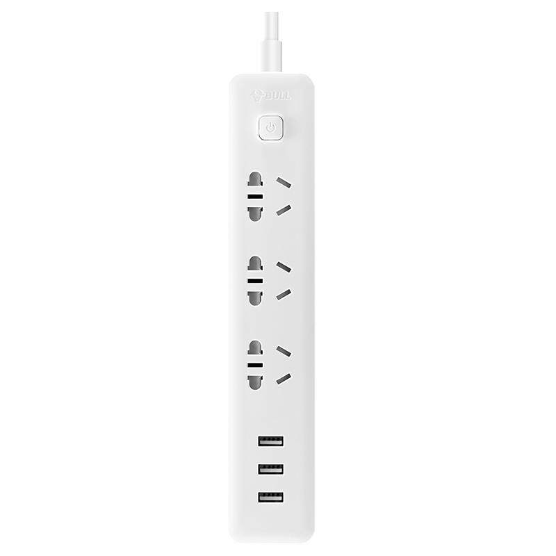 Bull 6-Outlet Power Strip with USB - 1.5m/1.8m/3m Cable