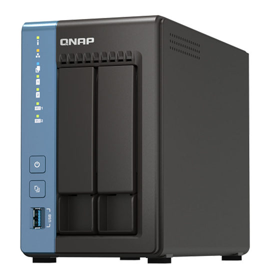 QNAP NAS TS-216-4G/CortexA55 Quad-Core CPU - 2x M.2 2280 PCIe - Built ...