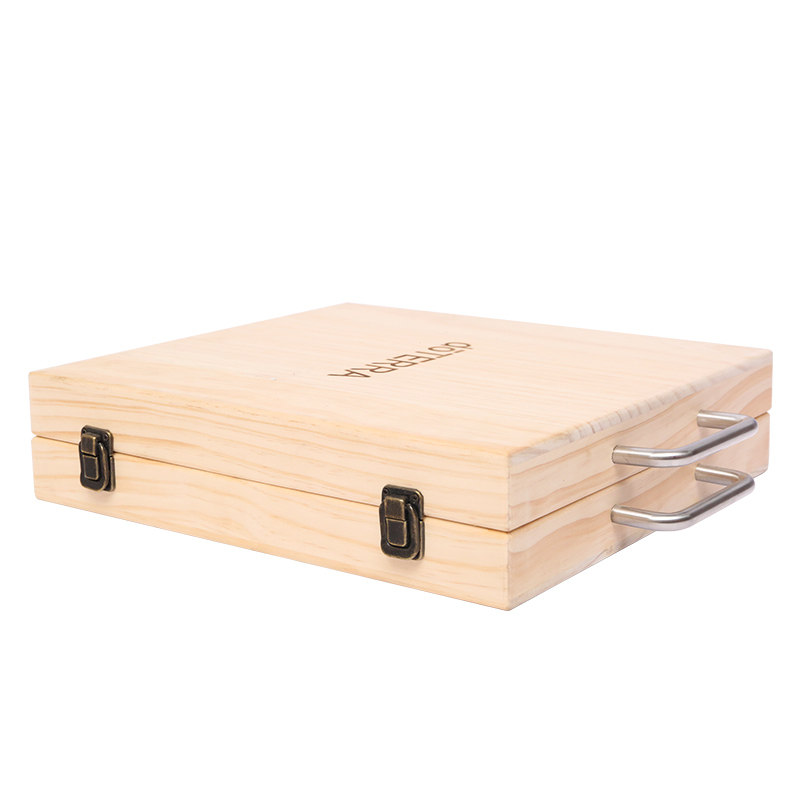 Doterra 72-Grid Essential Oil Storage Box - Pine Wood