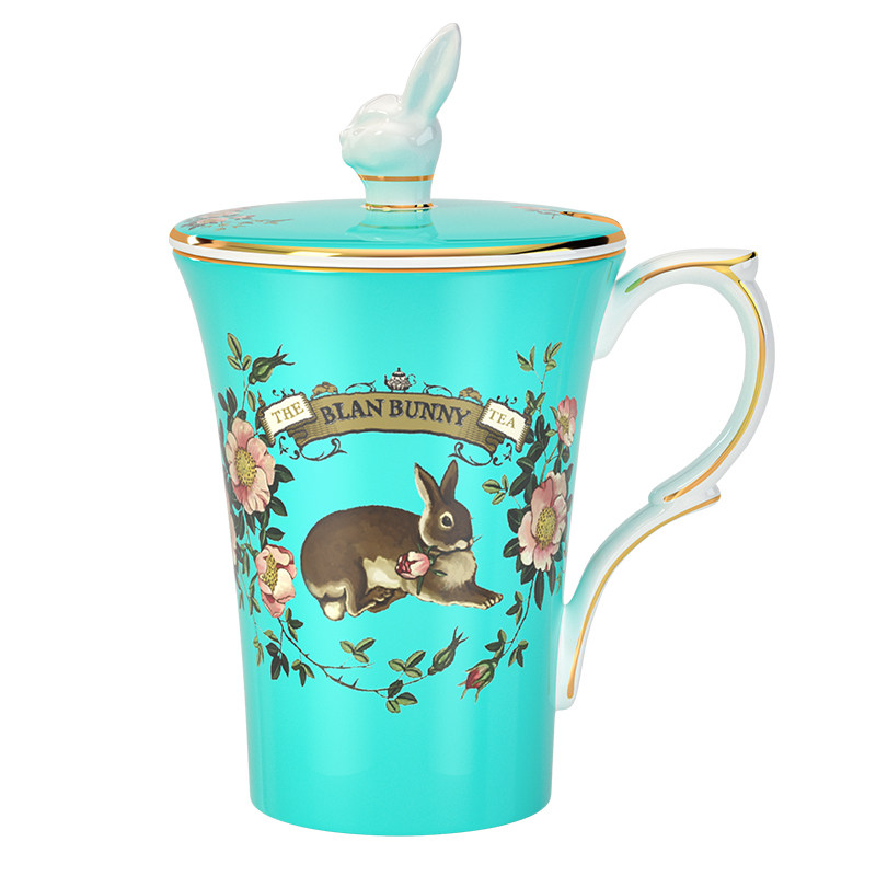 Blanbunny bran rabbit secret garden bone china Čajový set