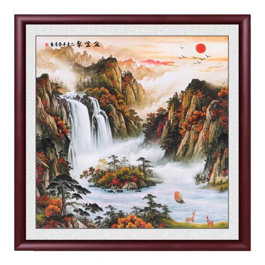 Chinese Landscape Painting - Hongyun Dangtou - New Chinese Style Wall Art