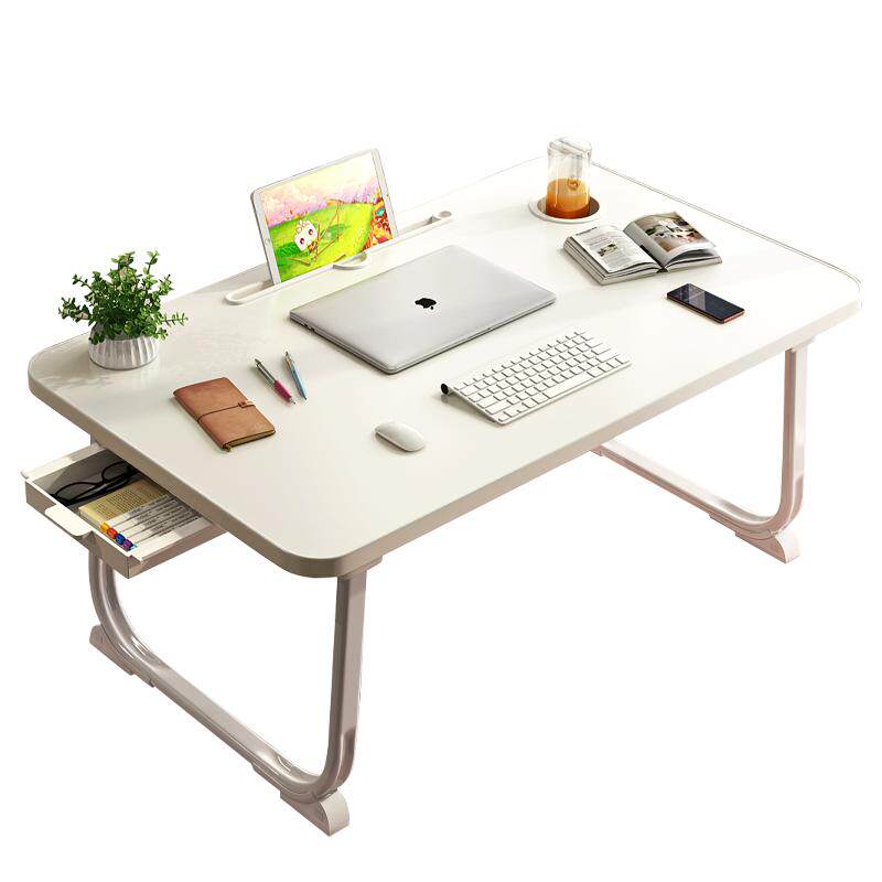 Folding Bedside Table for Dormitories, Bedrooms, and Study Areas