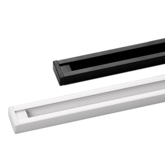 Lampu Sorot LED Rel Track - Rel Panduan PVC untuk Pajangan Dinding - 1m ...