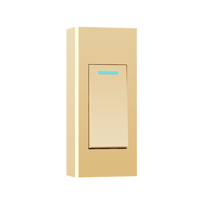 Fiyc Bedside Light Switch - Champagne Gold, Type 86