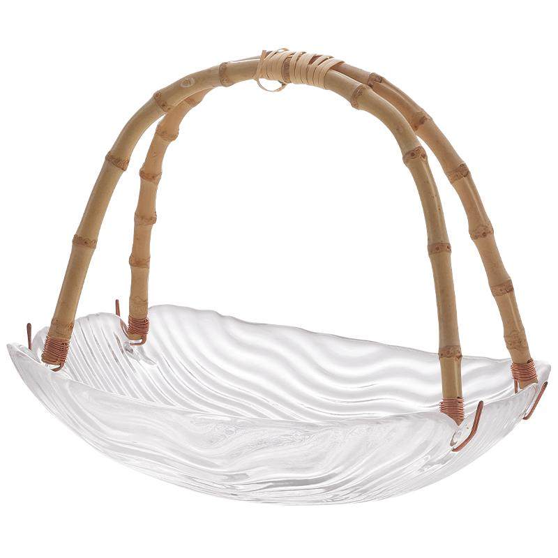 صينية فواكه يابانية من الخيزران والزجاج - Inmind House