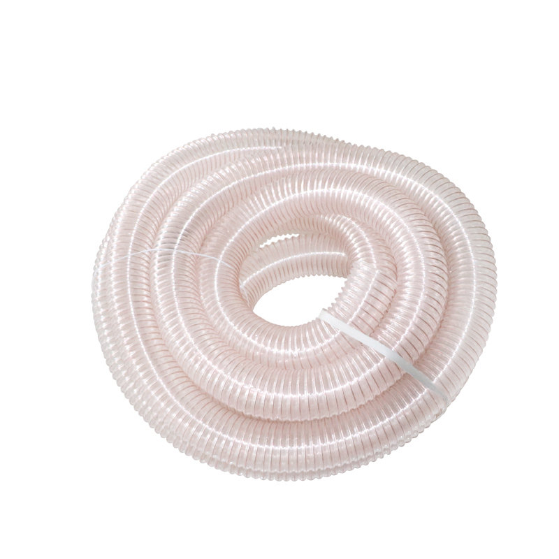 PU Polyurethane Air Duct Steel Wire Telescopic Exhaust Hose PU Hose ...