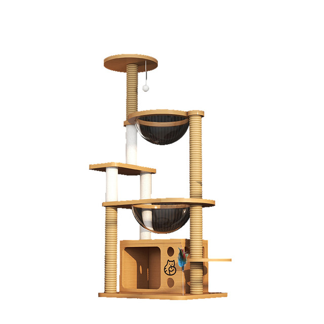 Cat climbing rack cat nest Steady cabin cat tree integrated cat ...