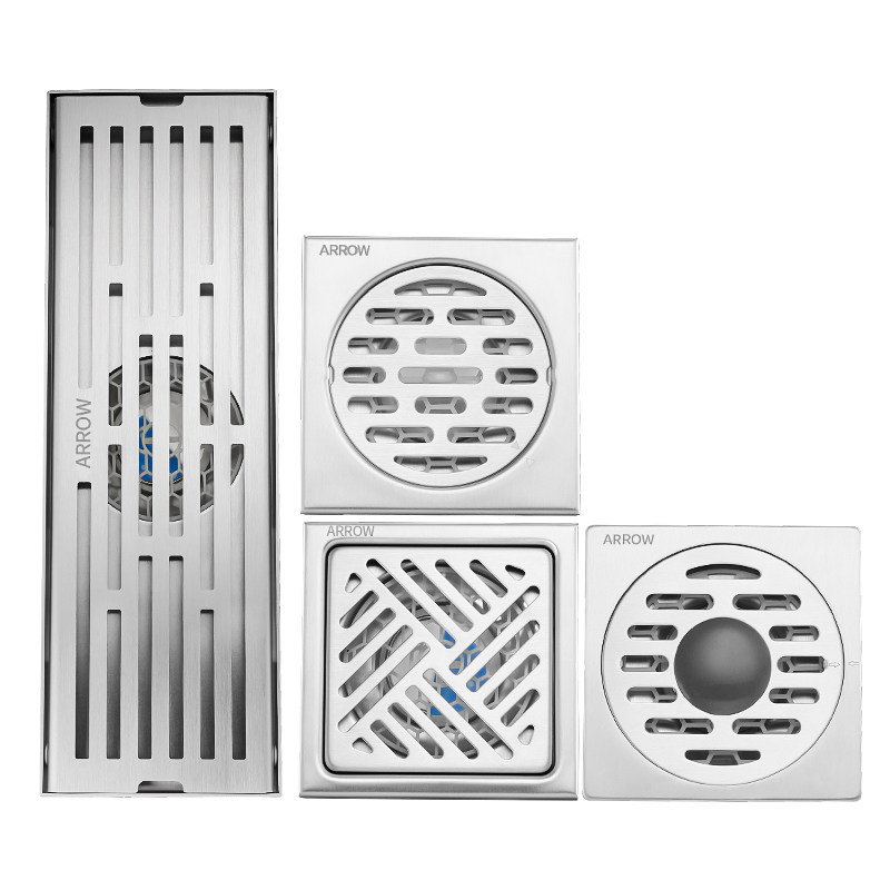 Scarico a pavimento deodorante in acciaio inossidabile wrigley 304 | scarico a striscia lunga ...