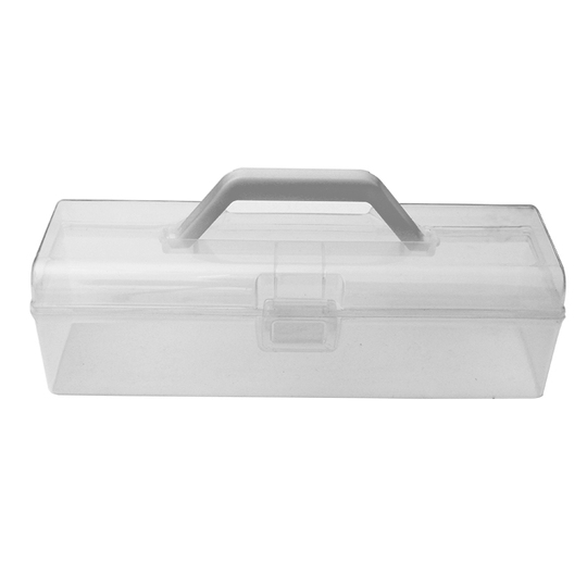Transparent Rectangular Plastic Portable Student Brush Calligraphy Pen ...