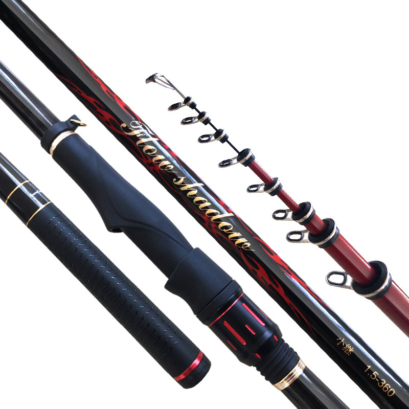 Surecatch Flowing Shadow Rock Fishing Rod - 2.7/3/3.3/3.6m Carbon Fiber