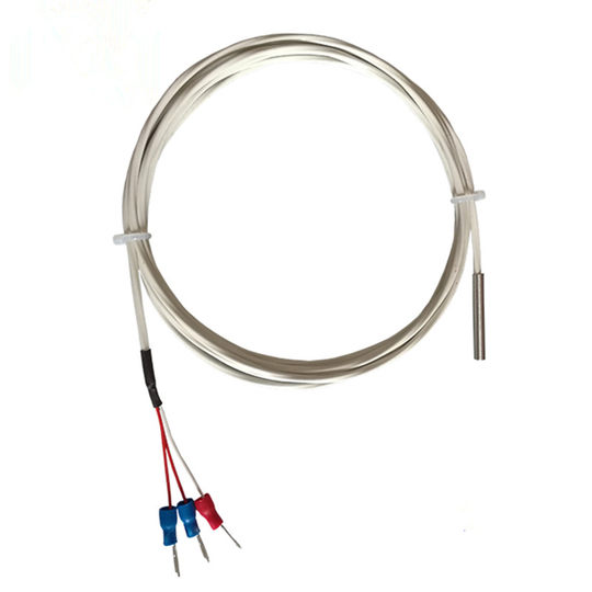Sensor resistansi termal pt100 lapis baja untuk pengukuran suhu