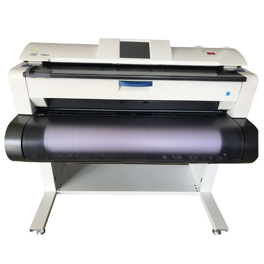 Color scanning of large blueprint paper new KIP700M engineering copier ...
