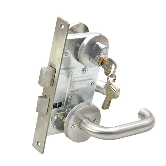 304 Stainless Steel Fire Door Lock Set for Safety and Security