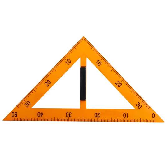 Teaching Triangular Board Set - Magnetic Suction Ruler, Compass ...