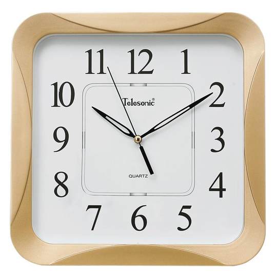 Telesonic/Uranus Modern Quartz Wall Clock for Living Room and Bedroom