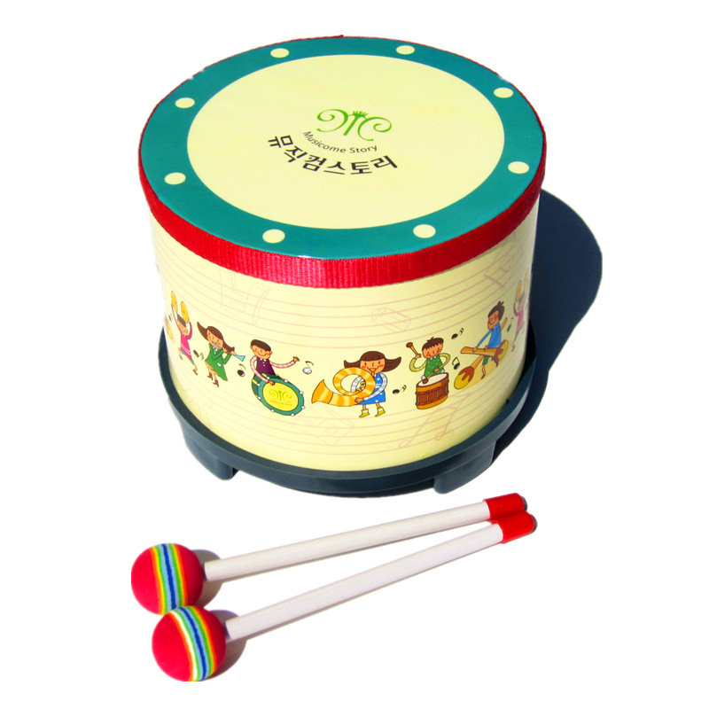 Wooden baby hand drum - Single and double sided drum for children's ...