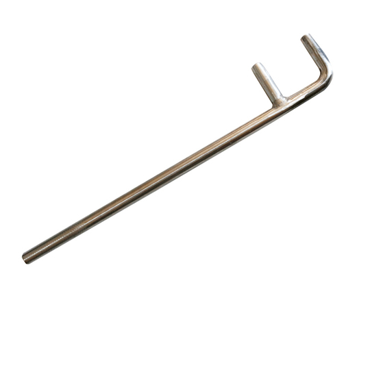 Jixing F-Type Valve Wrench - Steel Two-Claw Hook Wrench 200-1200mm