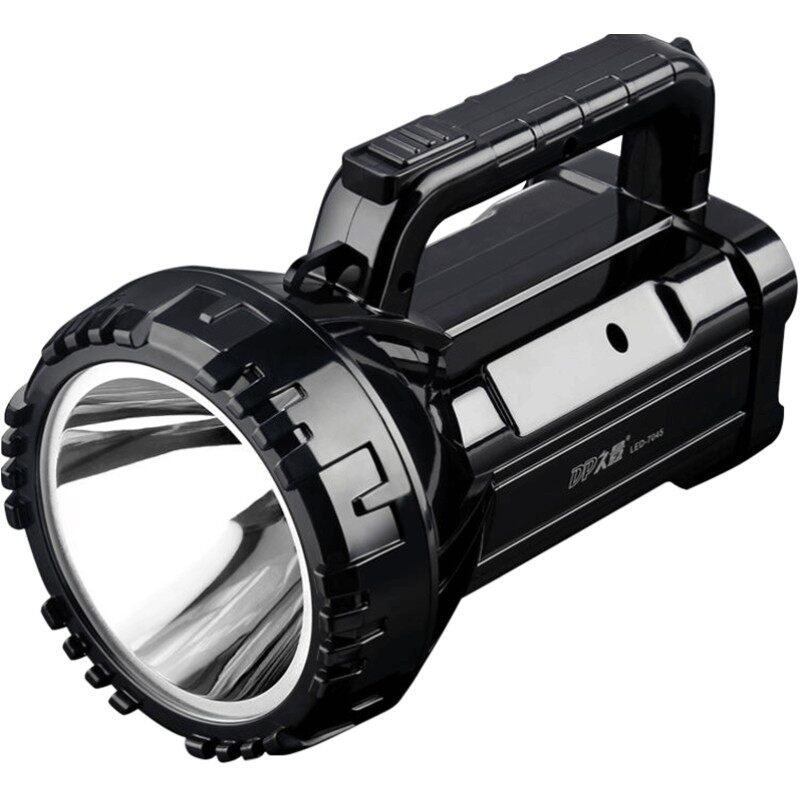Duration Power LED Flashlight - Long Range, Rechargeable, Waterproof
