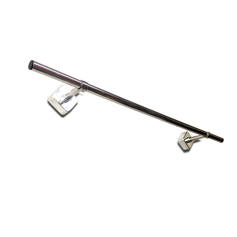 Big Black Cow Stainless Steel Balcony Clothes Rod - Side Mount
