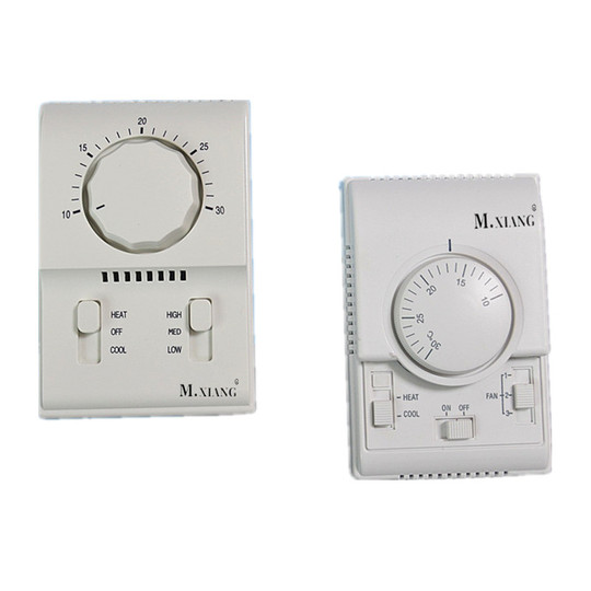 Name Image Fan Coil Thermostat - Mechanical 3-Speed Control Panel YCK101