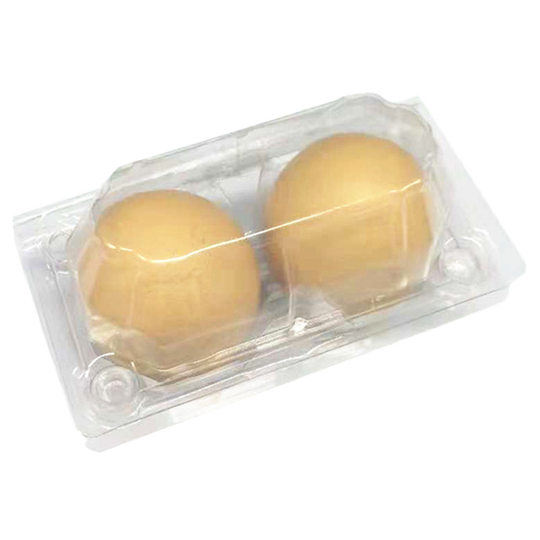 2 Egg Trays Plastic Transparent Egg Box – Double Yolk Preserved Egg ...