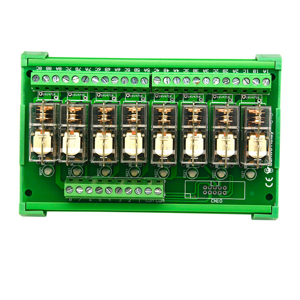 8-way plc electromagnetic relay module control board | Sanwo relay ...