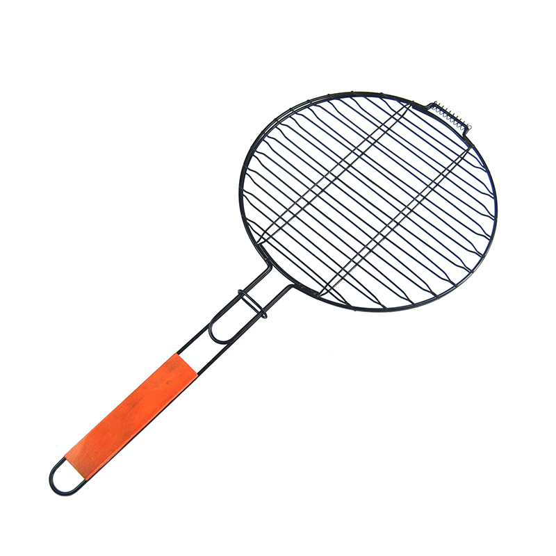 Round Non-Stick Barbecue Clips | Black BBQ Net Clips | Outdoor BBQ Grill Net with Non-Stick Paint