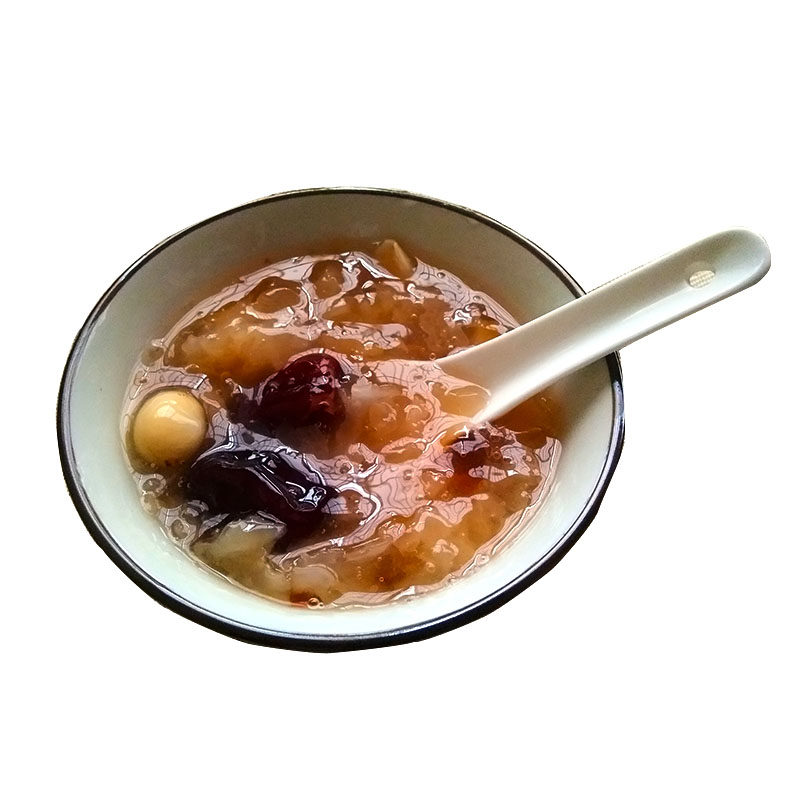 Shennongjia natural double sandwich saponin rice peach gum tremella and ...