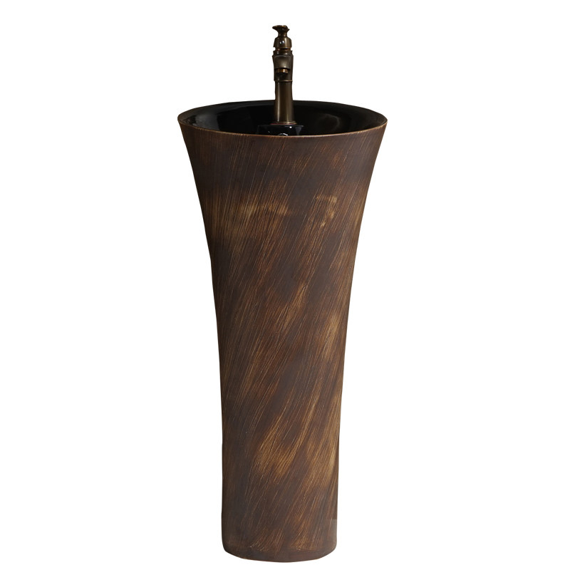 Lavabo de patio retro personalizado - lavabo de pedestal de balcón de ...