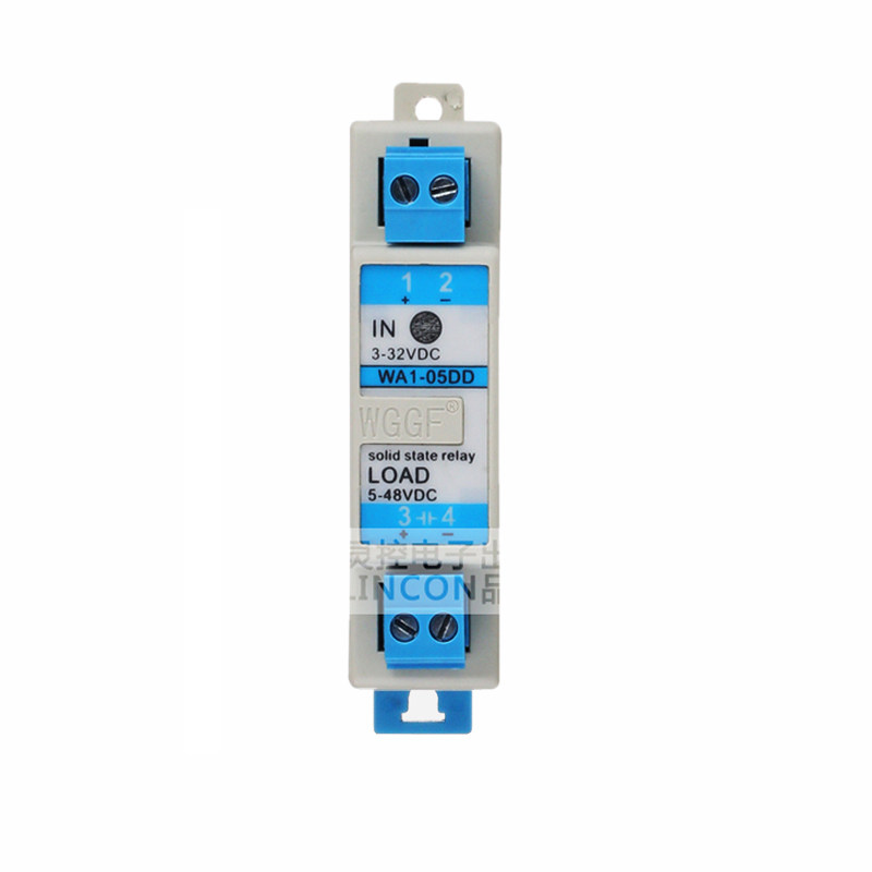 Wuge wa1-05dd rail solid state-relais 24v dc 3a klein formaat neemt ...