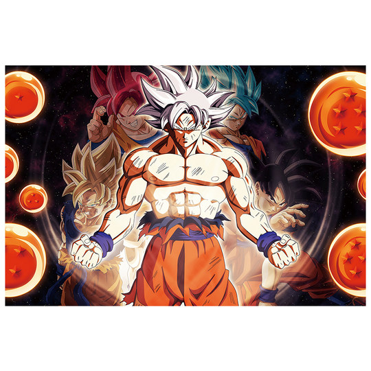 Dragon ball super poster stenska nalepka - dark monkey king vegeta ...