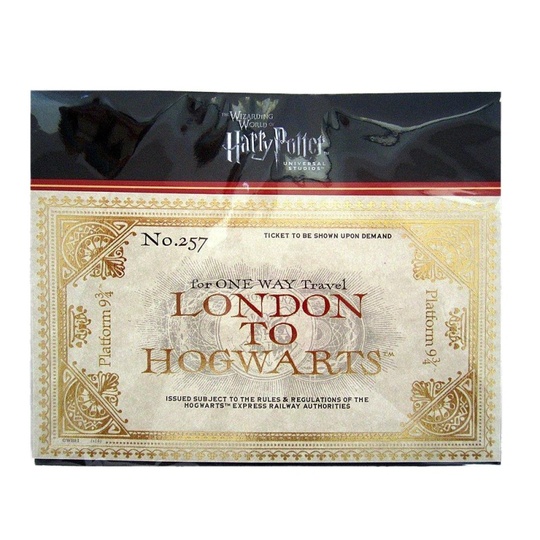 Harry Potter Hogwarts Express Ticket - Universal Studios Official