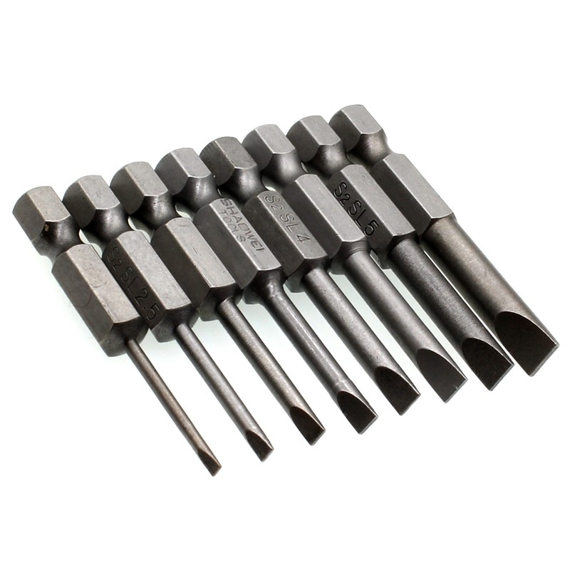 Shaowei S2 Steel Screwdriver Bit Set - One-Piece Head