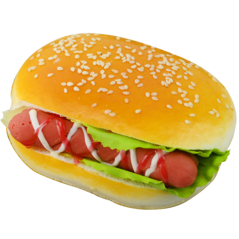 Model Hamburger Realistik - Prop Makanan Gaya McDonald's Besar