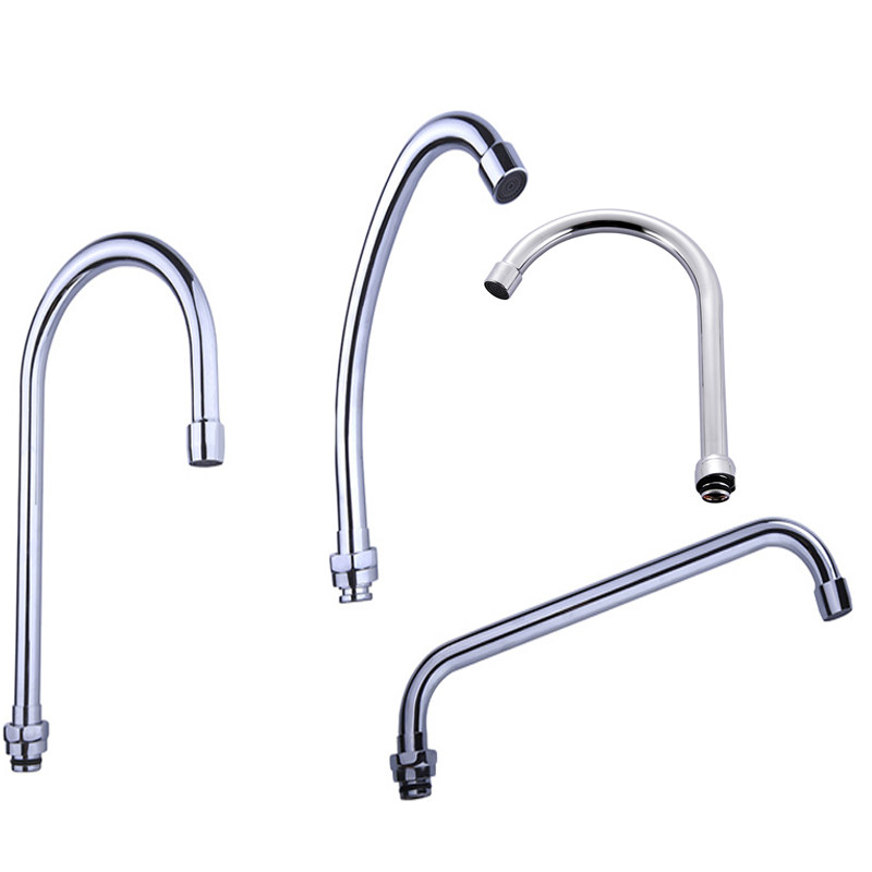 Universal Kitchen Faucet Outlet Pipe with Rotating Elbow for Washbasin