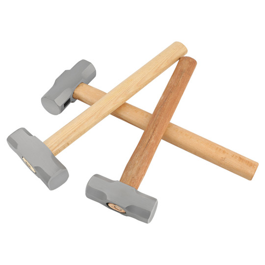 Heavy-Duty Octagonal Hammer for Wall Demolition with Wooden Handle